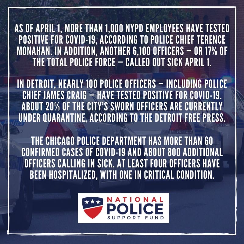 Police Risk Their Lives Protecting Communities Amid COVID-19